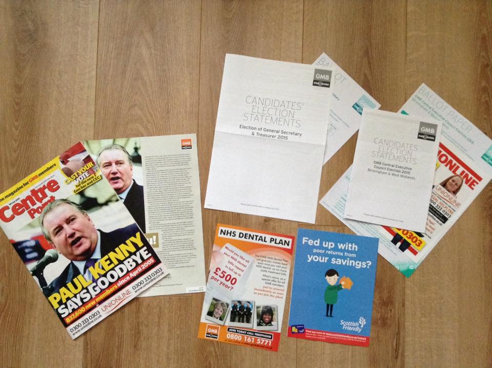 GMB Elections…..Don’t lose your vote | GMB S85 Sandwell Community ...