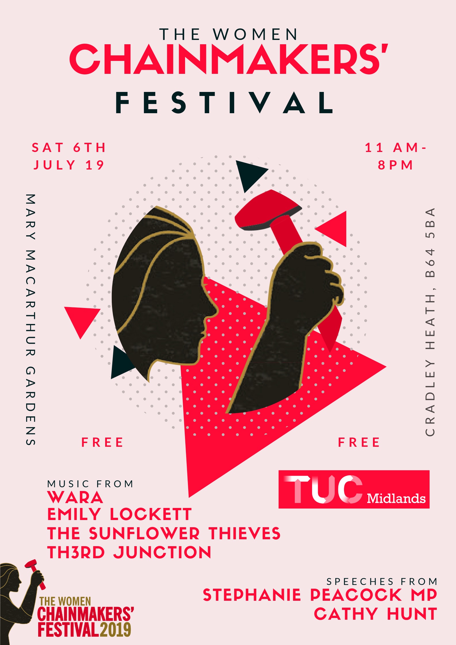 Women Chainmakers Festival | GMB S85 Sandwell Community Branch ...